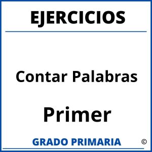 Ejercicios De Contar Para Primer Grado