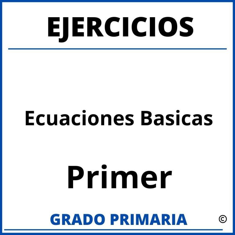 Ejercicios De Ecuaciones De Primer Grado Ax+B=C