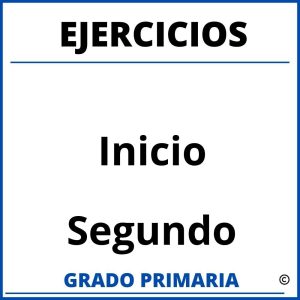 Ejercicios De Inicio Para Primer Grado
