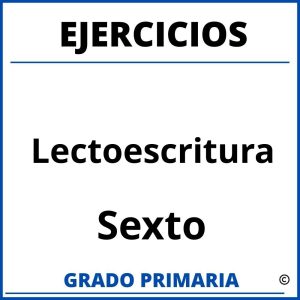Ejercicios De Lectoescritura De Primer Grado