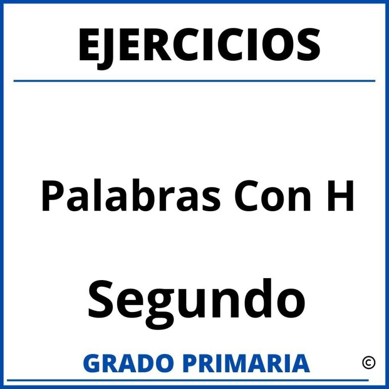 Ejercicios De Familia De Palabras Para Segundo Grado