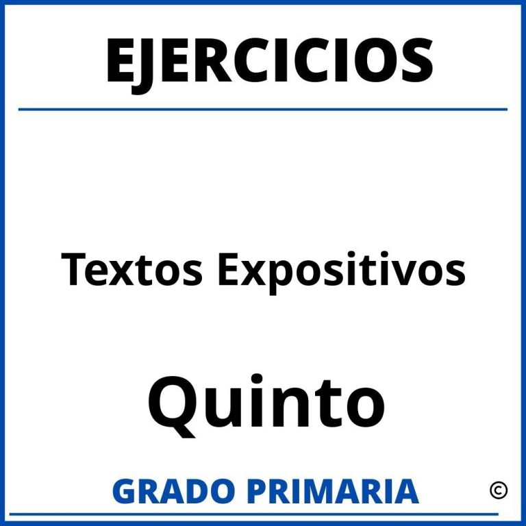 Ejercicios De Interpretacion De Textos Para Quinto Grado